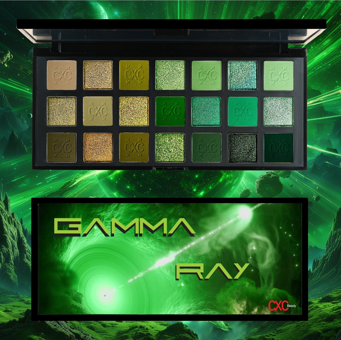 Gamma Ray Palette – CXC Beauty
