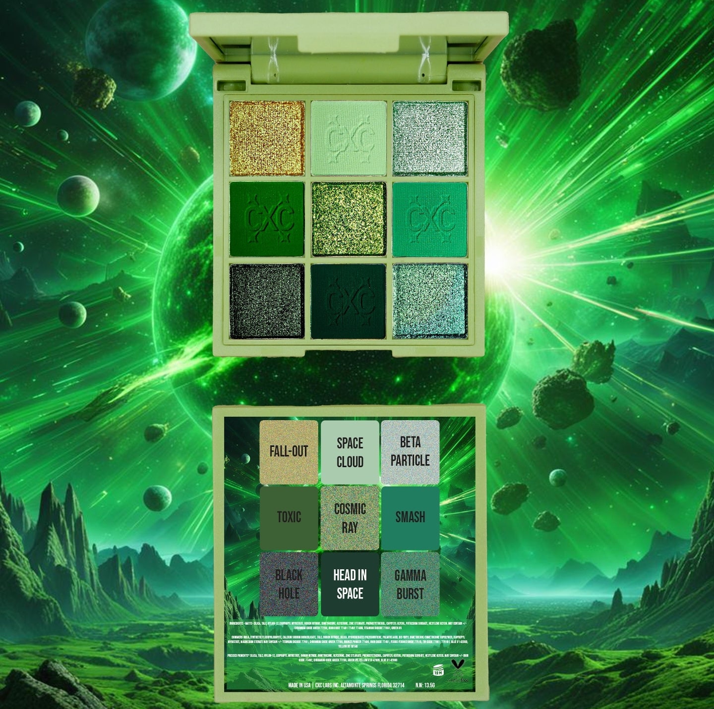 Gamma Ray Mini Palette – CXC Beauty